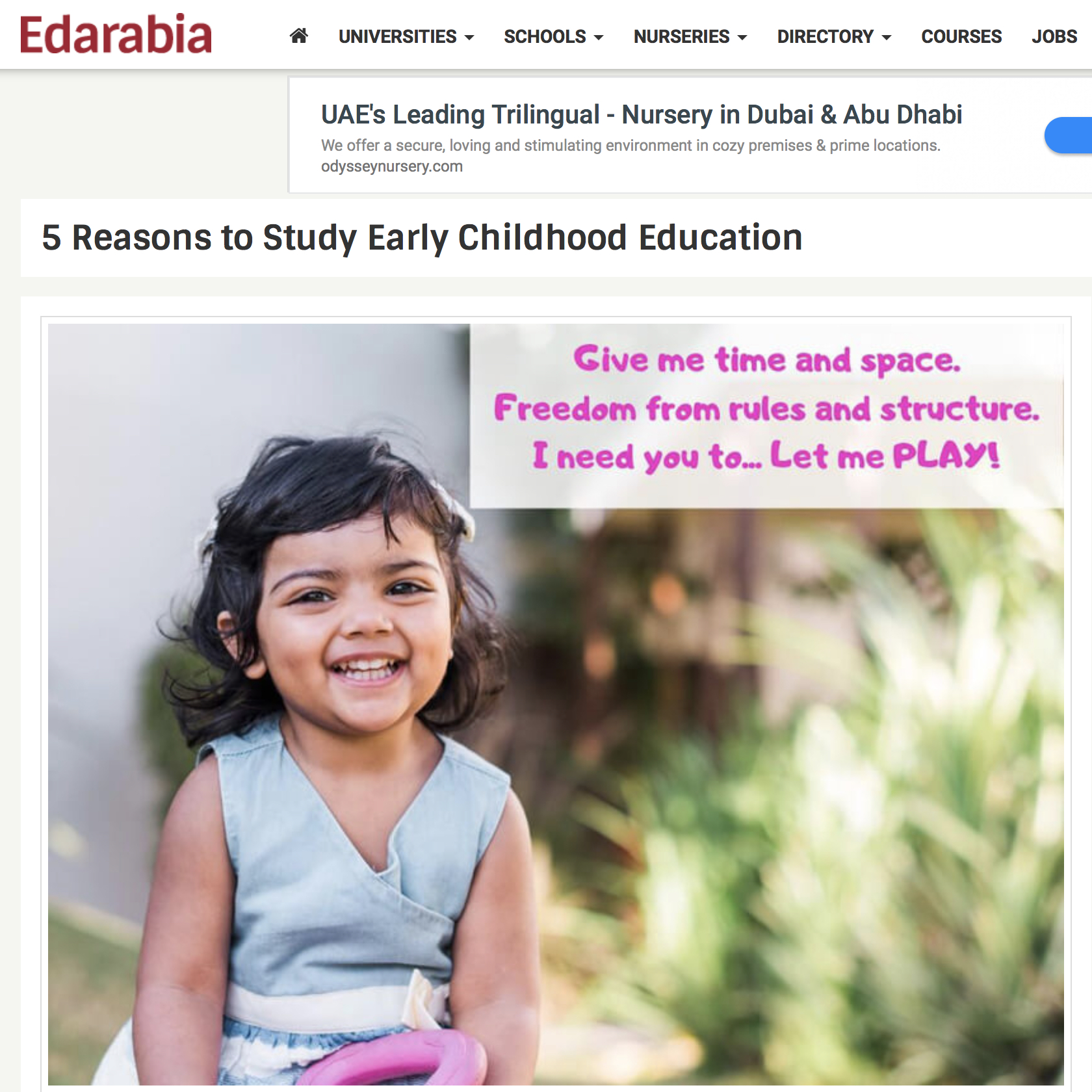 Five Reasons To Study Early Childhood Education Children s Oasis Five Reasons To Study Early Childhood Education Children s Oasis